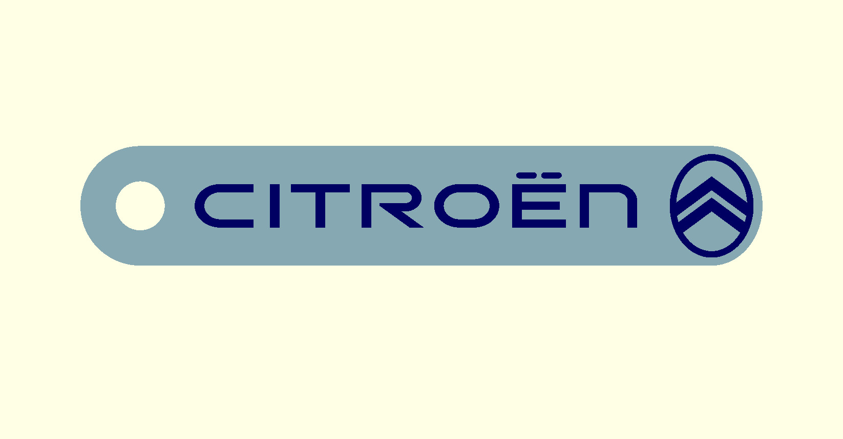 Citroën Citroen Logo (OpenSCAD) by Stone Age Sculptor | Download free ...