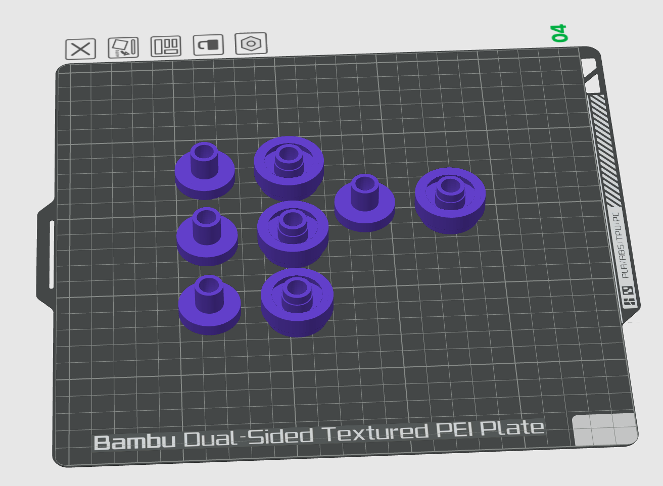 Bambu Lab TPU Anti Vibration Feet Mounts by 3DBuiltParts.com | Download free STL model ...