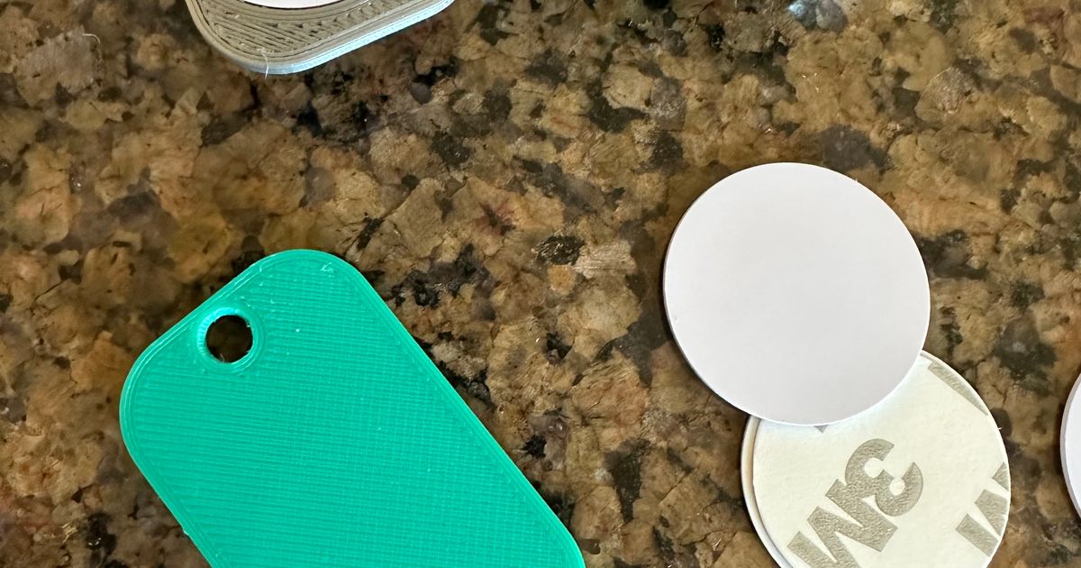 Slim RFID Key Fob by AnthersV | Download free STL model | Printables.com