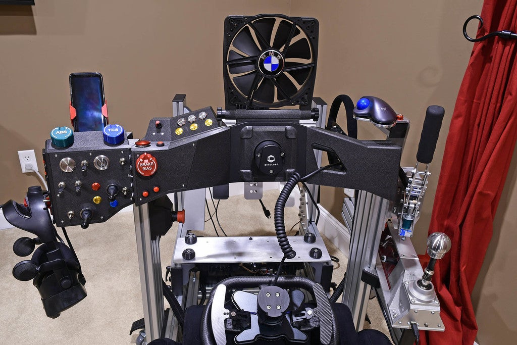 Button Box System for SimLab Vertical mount by RCHeliGuy | Download ...