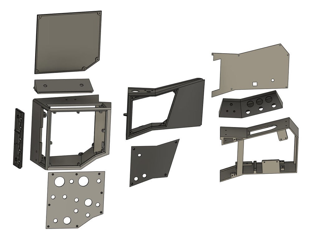 Button Box System for SimLab Vertical mount od autora RCHeliGuy ...