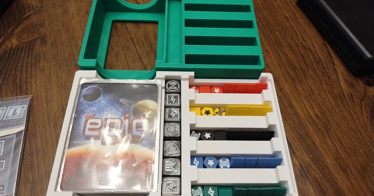 Tiny Epic Galaxies Insert v2 now! by The Cyberpunk Raven | Download free STL model | Printables.com