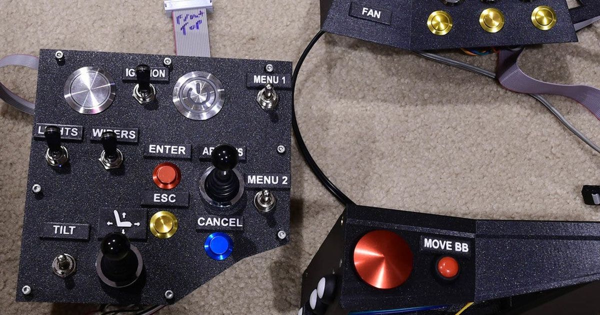 Magnetic Labels for Button Box by RCHeliGuy | Download free STL model ...