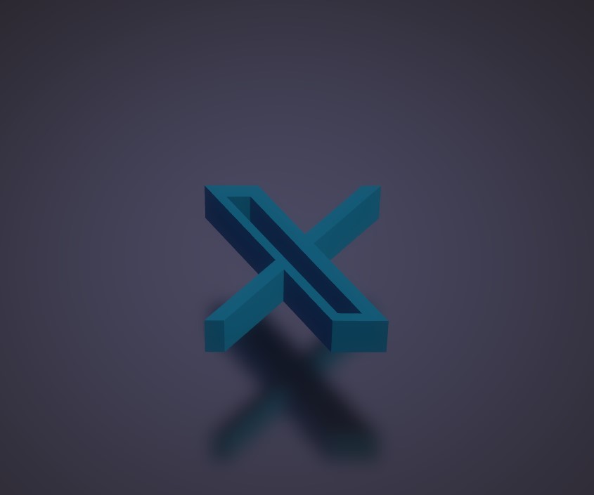 New Twitter logo X by JD Rincs | Download free STL model | Printables.com