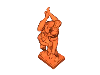 Hercules and Diomedes Sculpture by sj3Dprints | Download free STL model ...