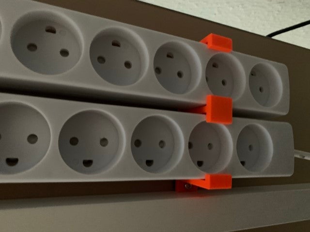 Dual power strip mount by RazziaDK | Download free STL model ...