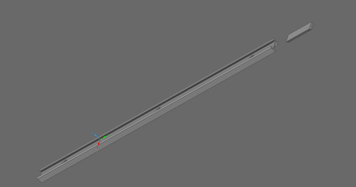 LED Strip Mount by worstcase | Download free STL model | Printables.com