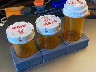 Pill bottle holder by Jonathan Jessup | Download free STL model ...