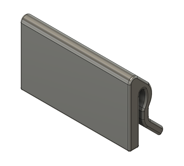 Wall Mount Bin Removable Tag by Aaronc321 | Download free STL model ...