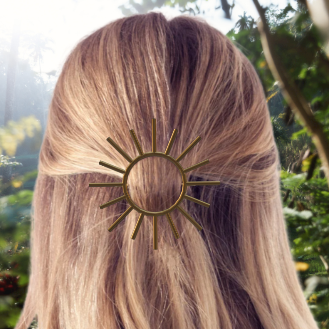 Sun Hair Pin Slide by 3D Elf | Download free STL model | Printables.com