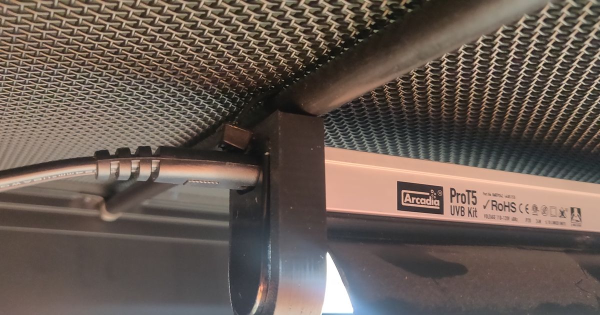 Zip Tie Mount for Arcadia T5 UVB Light Fixtures by SirStorm | Download ...