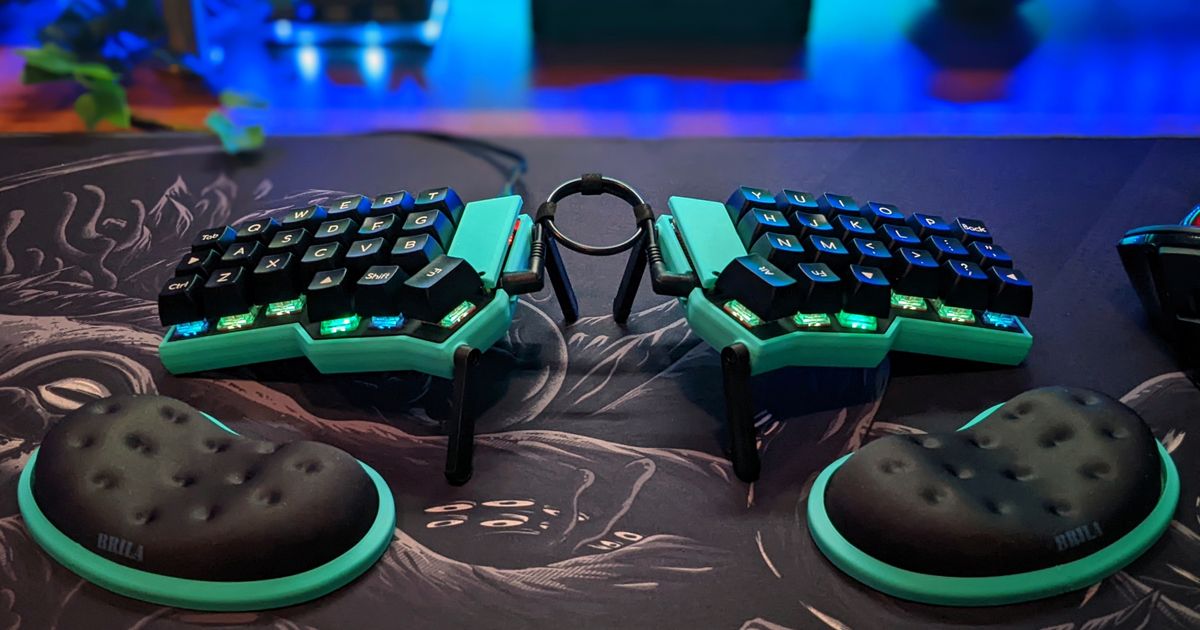 Corne v3 Low Pro Case/Tray w/ Optional Tenting. Now with UNDERGLOW! by ...