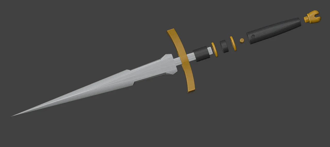 Loki's Dagger - Build-A-Dagger by SerinFel | Download free STL model ...