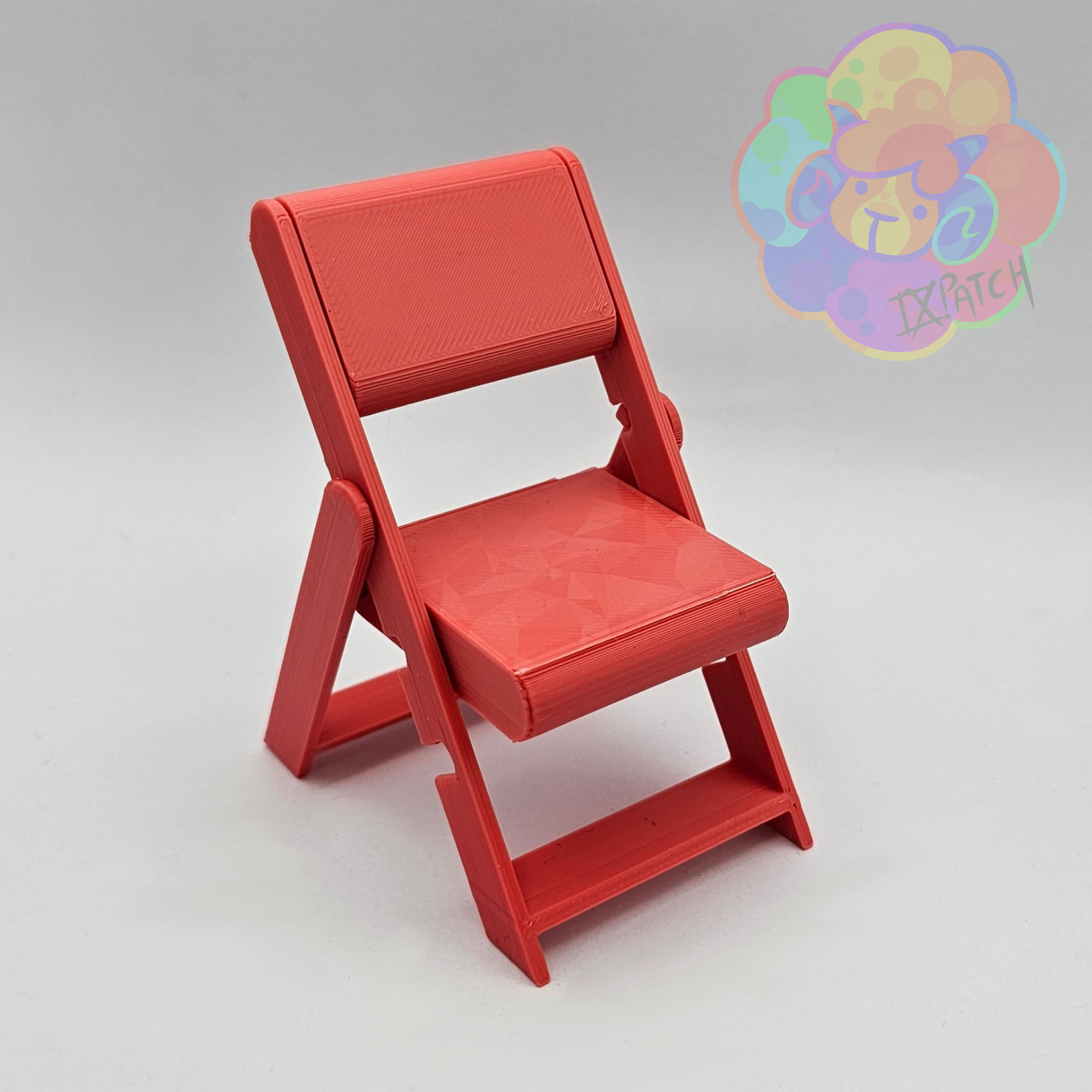 Tiny Folding Chair (print-in-place) by IXPatch | Download free STL ...
