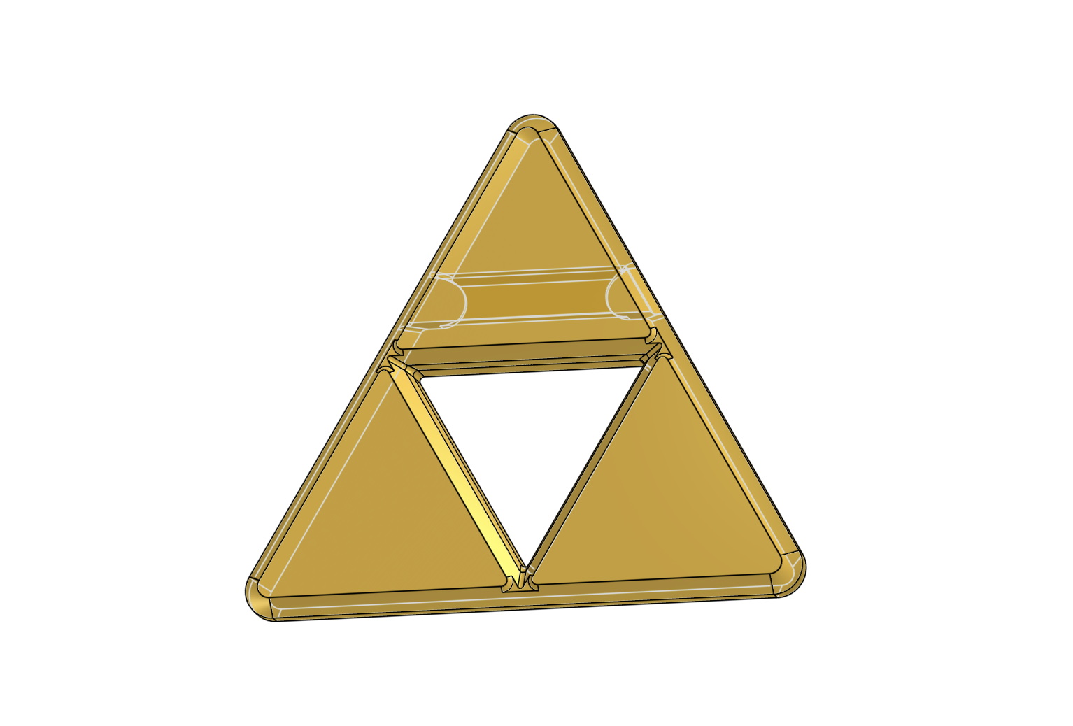 Triforce Bobby Pin Clip by lytta | Download free STL model | Printables.com