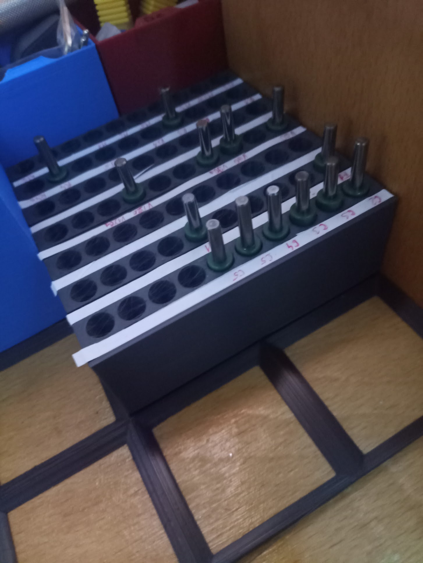 CNC bits holder/organizer by PaŠe | Download free STL model ...