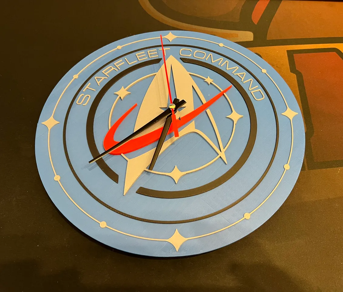 Star Trek Clock by XanderBaer | Download free STL model | Printables.com