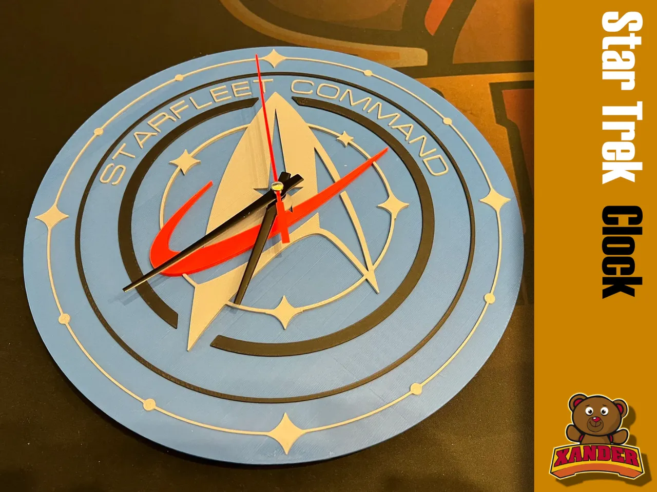 Star Trek Clock by XanderBaer | Download free STL model | Printables.com