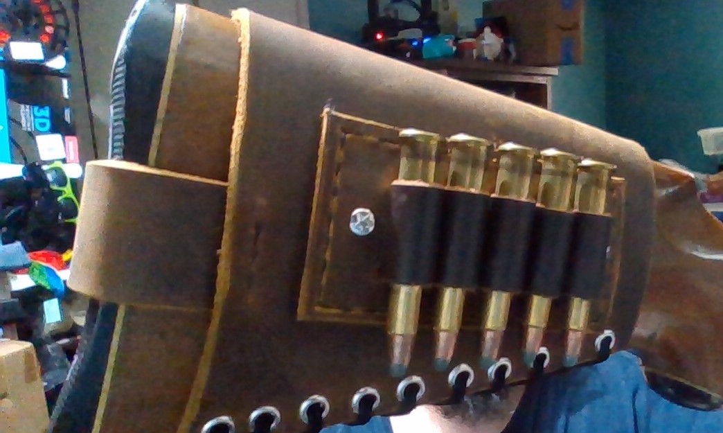 Leather 3d Bullet Loop Template by MrDudeGuy | Download free STL model ...