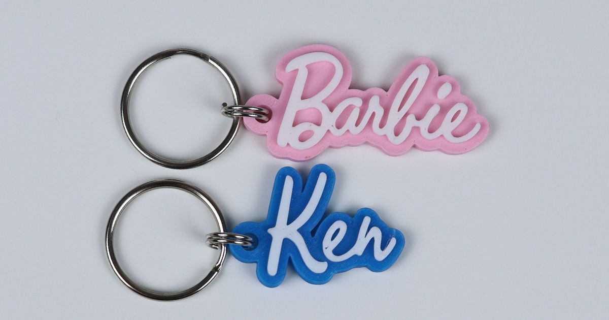 Barbie Keychain from Movie "Barbie" 2023 by CUBE3DWORLD | Download free ...
