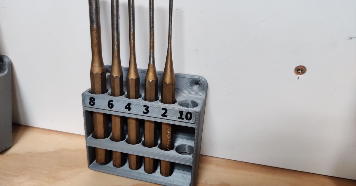 Pin punch holder by Gieljan | Download free STL model | Printables.com