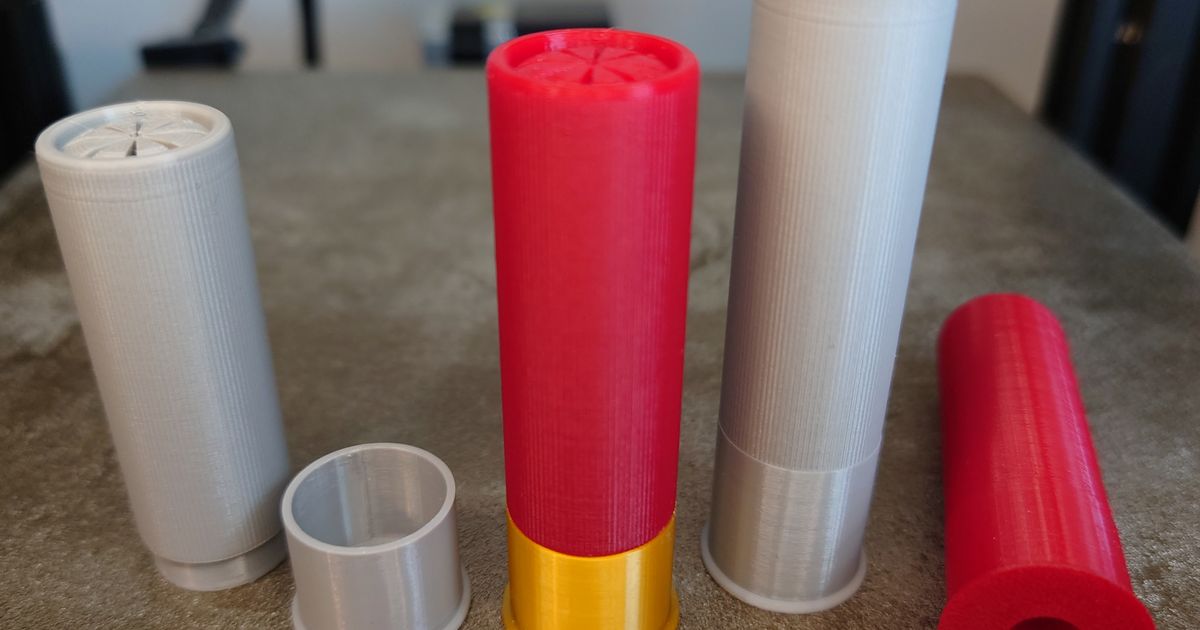 20 Gauge Shotshell Pack replicas and snap caps by spearmountain ...