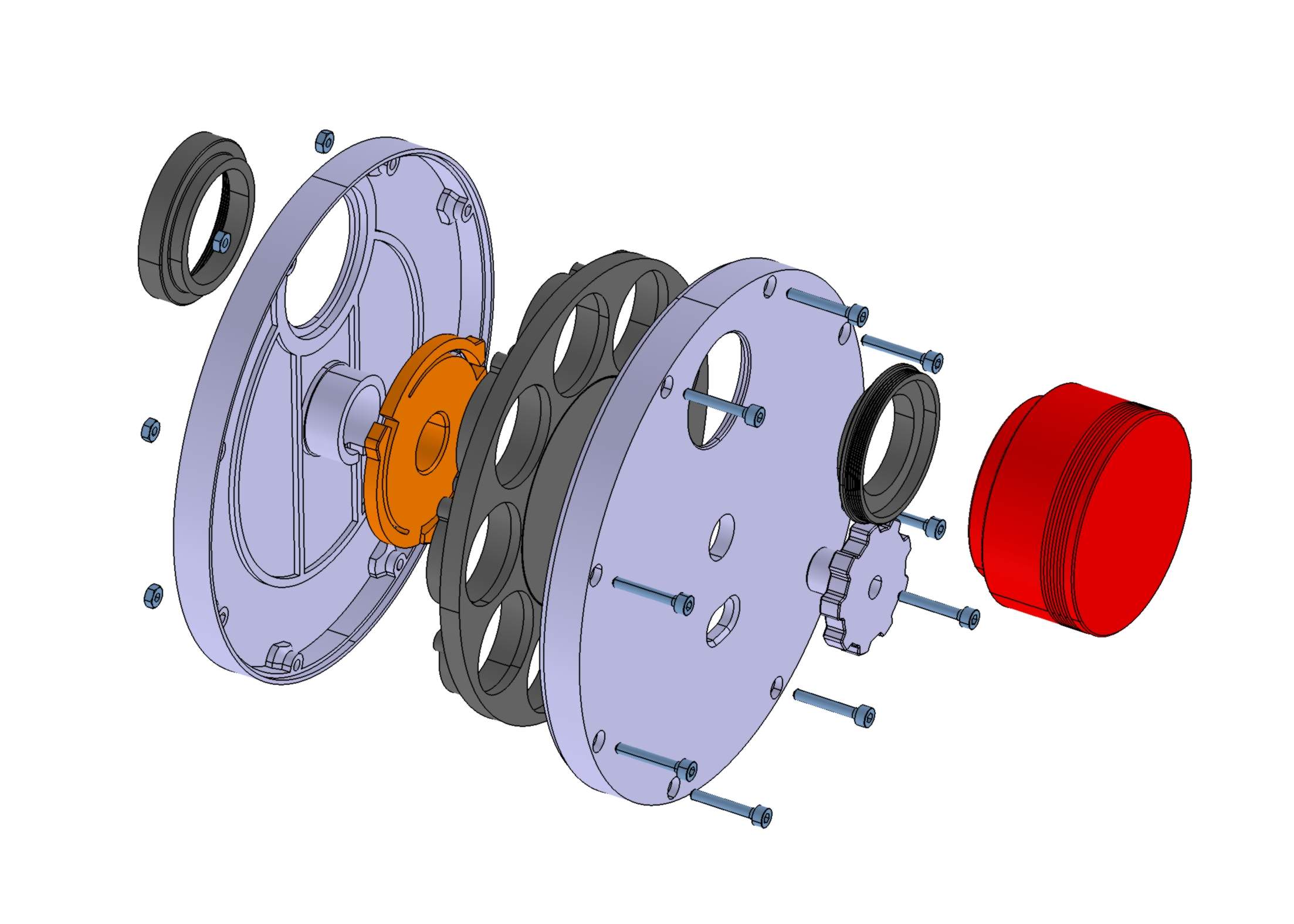 Manual filter wheel (9 x 1,25") by 3DJG | Download free STL model ...