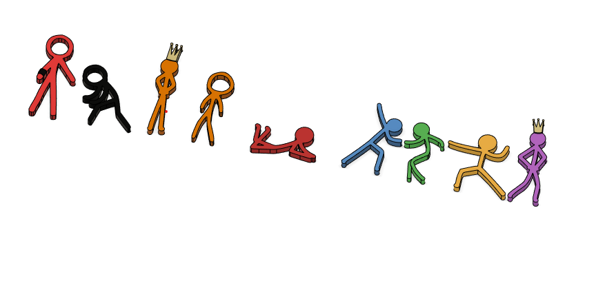 Alan Becker Stick Figures by Maximus Marchi | Download free STL model ...