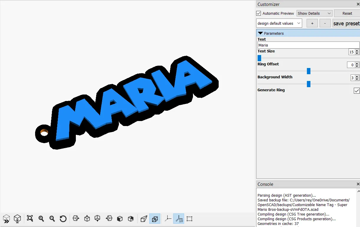 Super Mario 3d Font