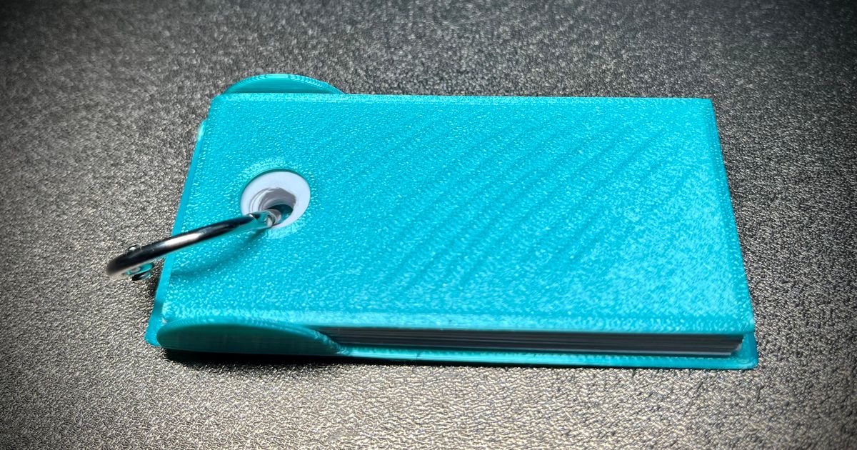 Flashcard Protector by easai | Download free STL model | Printables.com