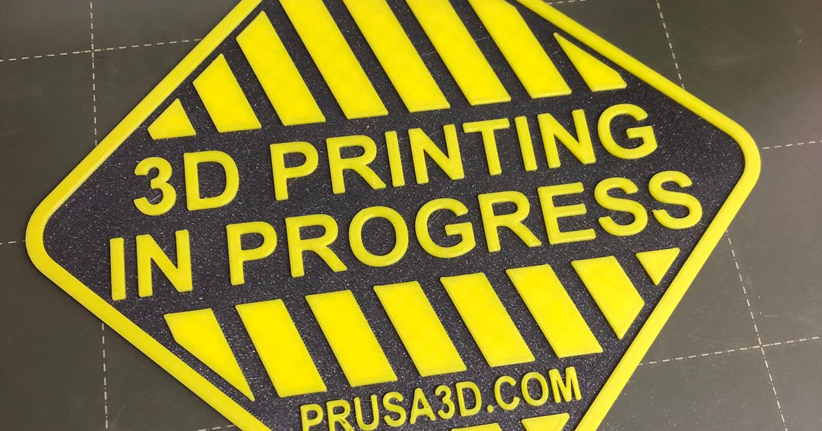 3D Printing Room Sign PRUSA by Regis | Download free STL model ...