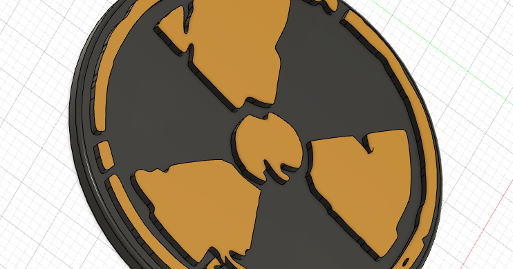 Radiation keychain by Evgen Orlovsky | Download free STL model ...