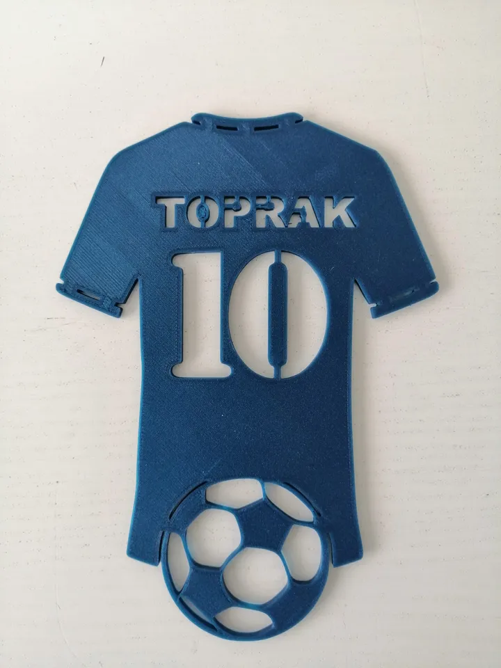 Custom Soccer Jersey by Ozan Önder | Download free STL model ...