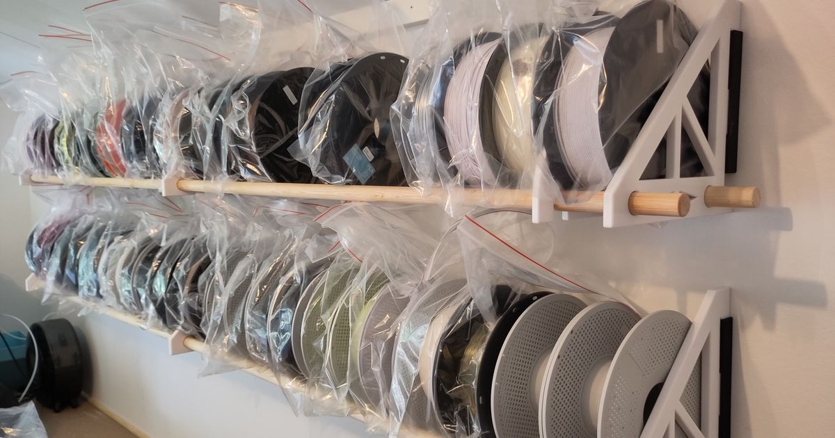 Filament rack by Asdfg | Download free STL model | Printables.com