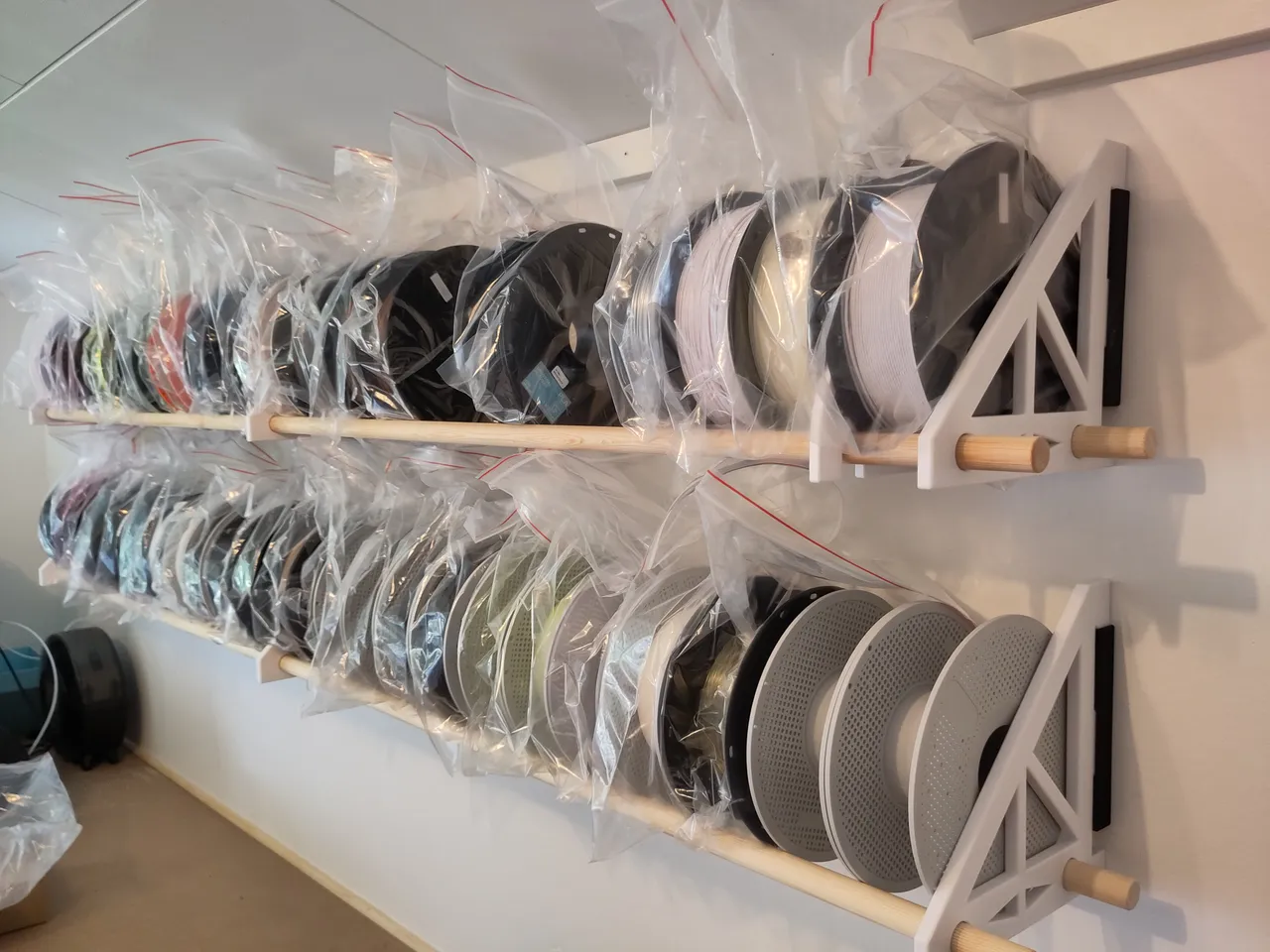 Filament rack by Asdfg | Download free STL model | Printables.com