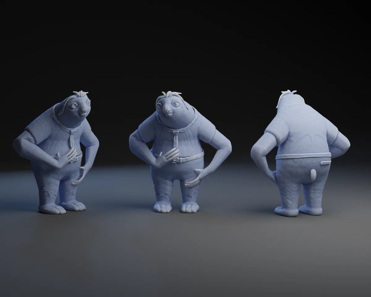 Flash the Sloth by Peter Farell | Download free STL model | Printables.com
