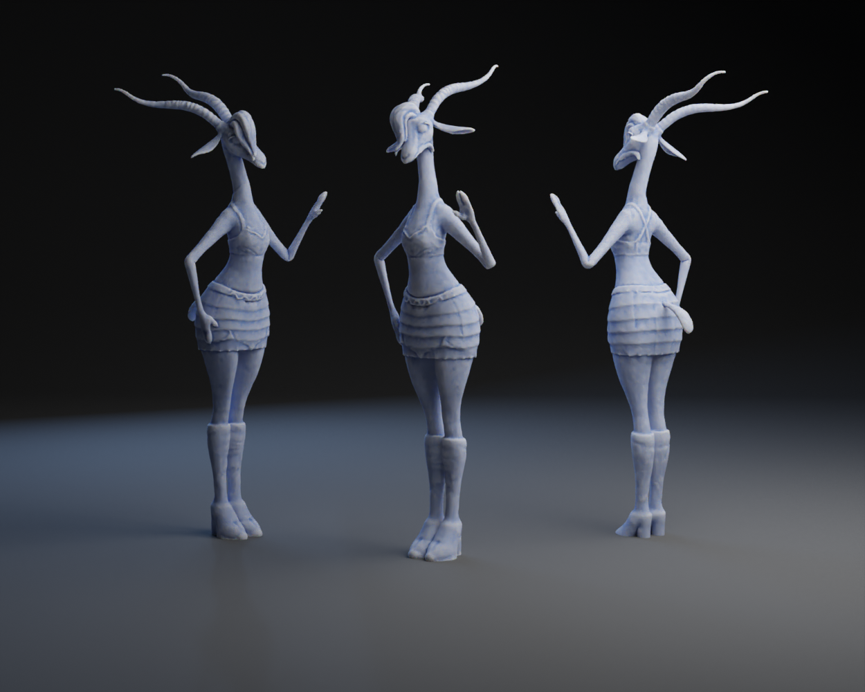 Gazelle by Peter Farell | Download free STL model | Printables.com