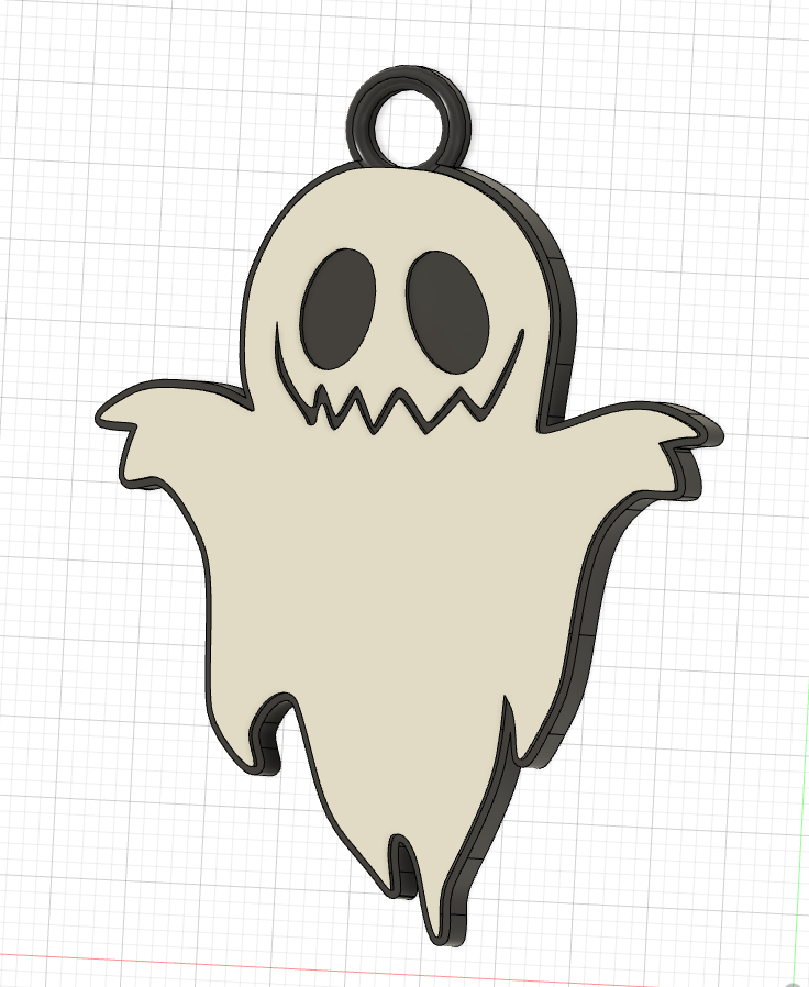 Ghost keychain by Evgen Orlovsky | Download free STL model | Printables.com