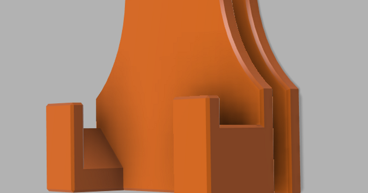 Simple Razor Holder (Customizable) by Mintax | Download free STL model ...