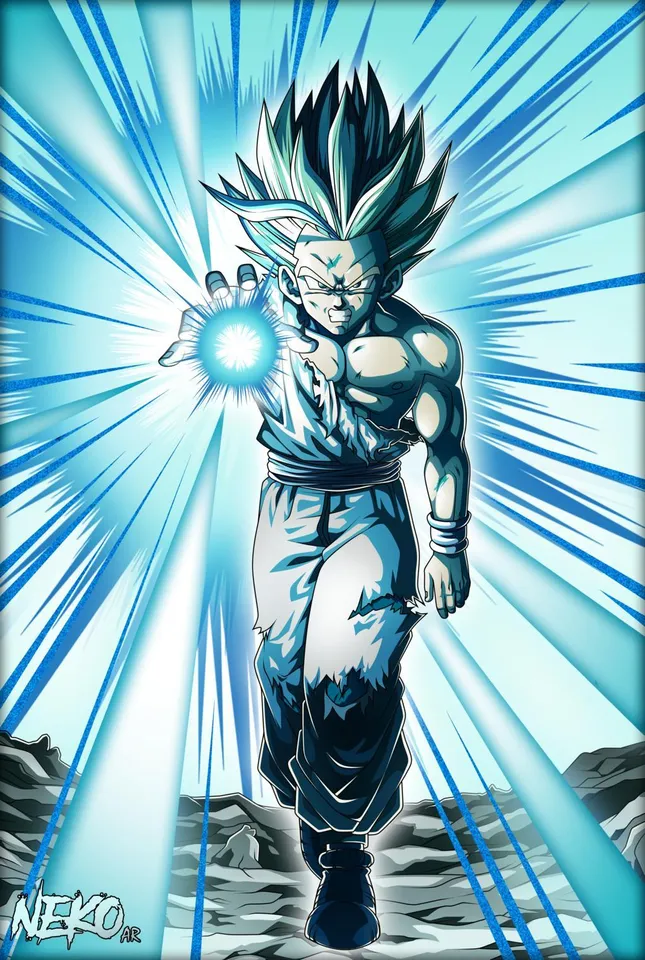 HueForged Teen Gohan by KenPrint3D | Download free STL model ...