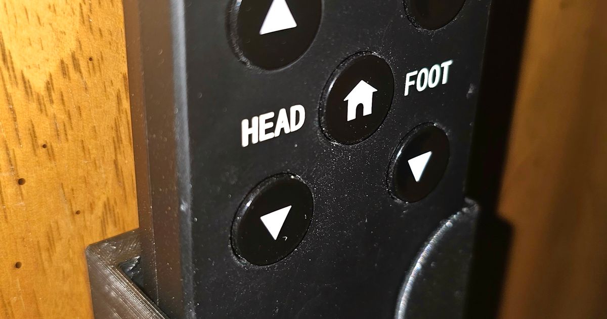 Motosleep Bed Controller Holster by AbeFroeman | Download free STL ...