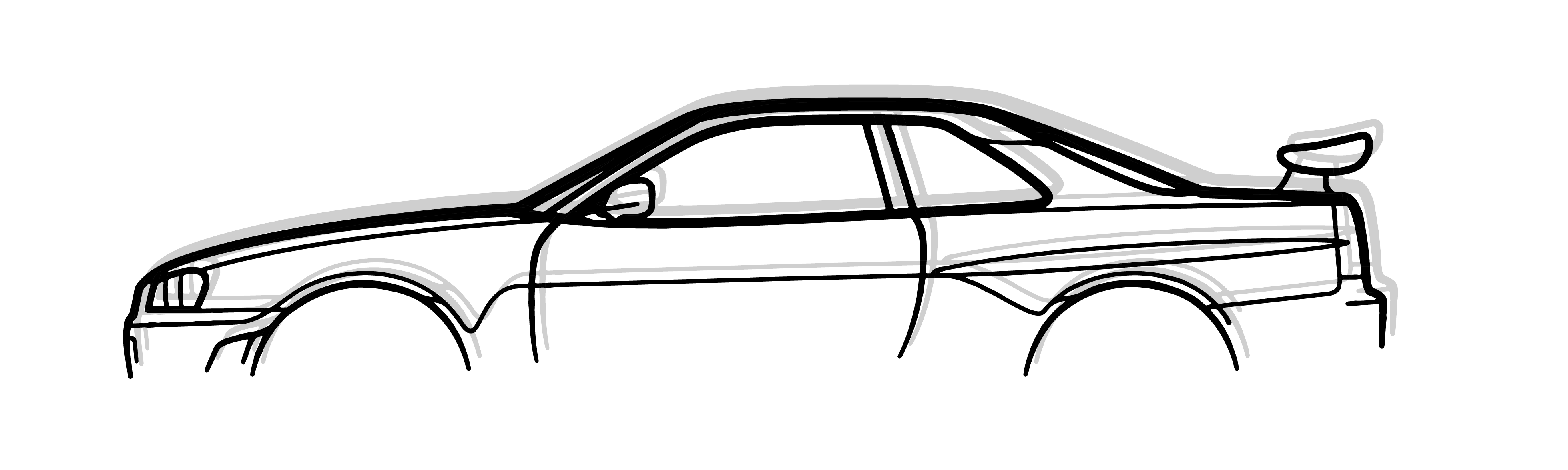 Nissan GTR R34 Silhouette Wall Art by pino1021 | Download free STL model | Printables.com