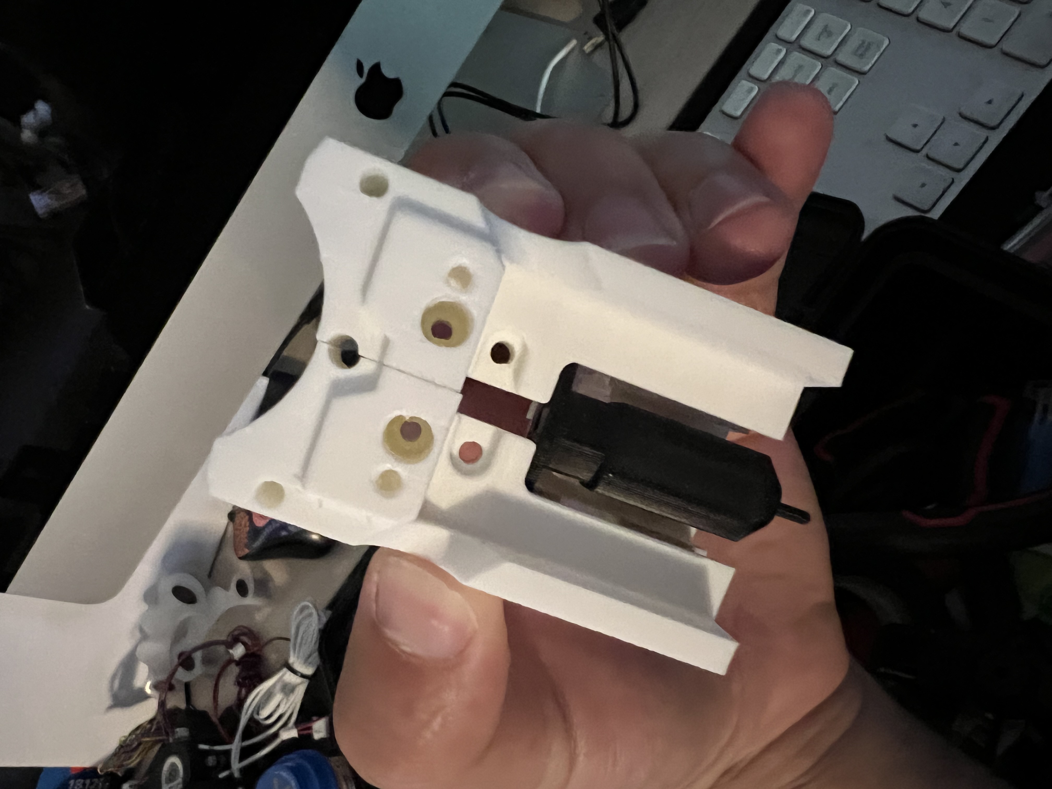 Mini Stealthburner Switchwire mount (BLtouch) by TinkerMAN | Download ...