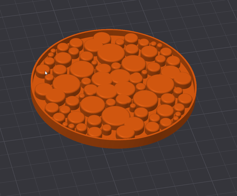 Bubble coaster by Jerrodbug | Download free STL model | Printables.com