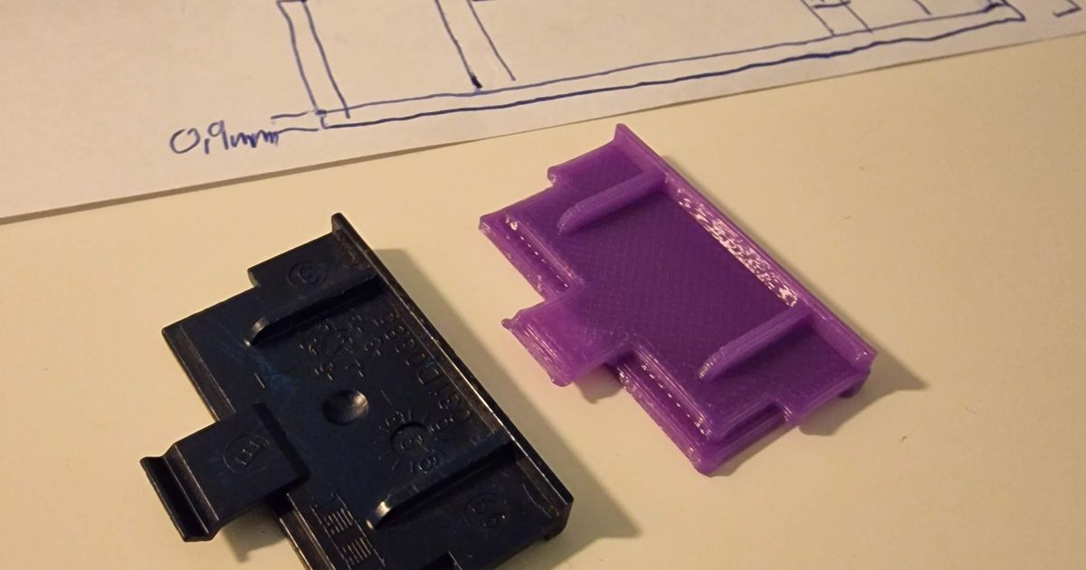 Chamberlain Remote Battery Cover by marrekanin | Download free STL ...