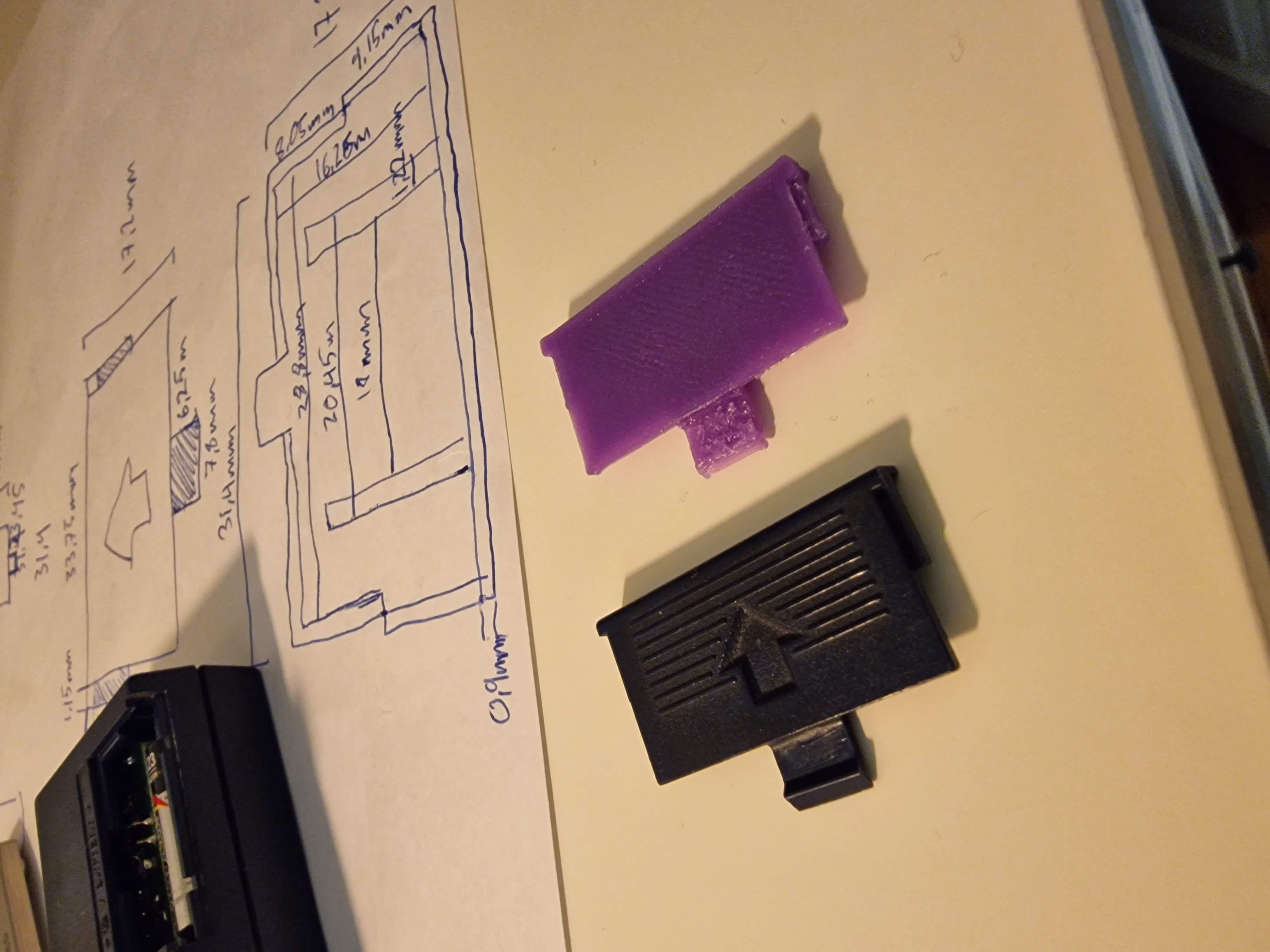 Chamberlain Remote Battery Cover by marrekanin | Download free STL ...