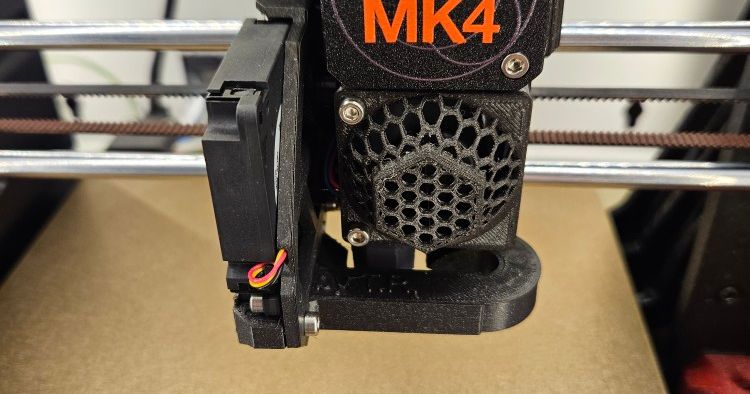 Prusa Mk4 Fan Shroud For Better Tpu All Other Filament Cooling By