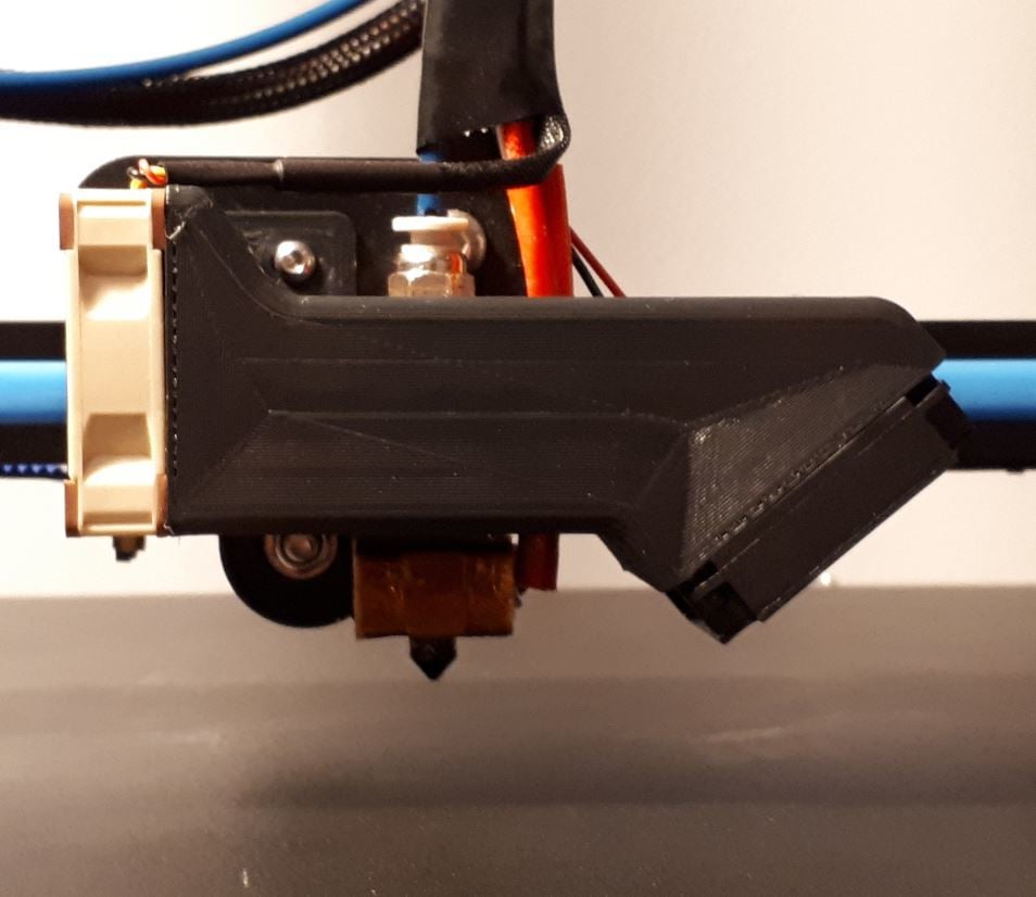 Improved fan duct for Creality CR-10 by MrMro | Download free STL model ...