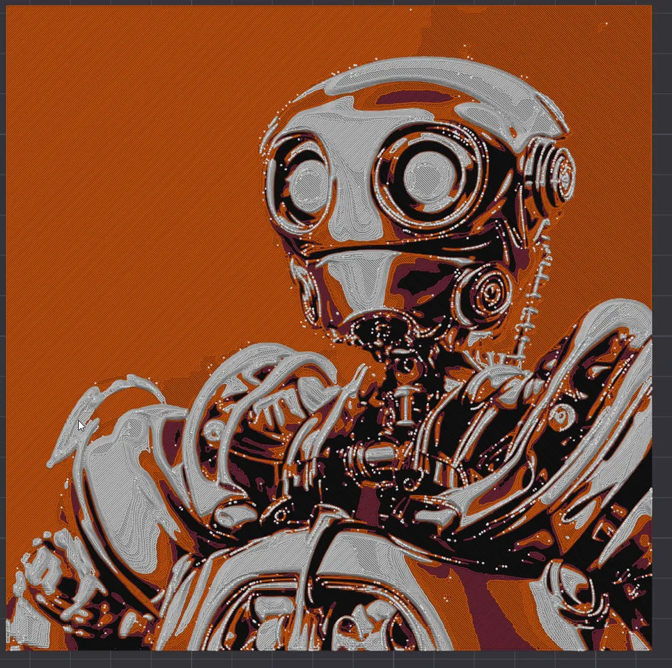 Chrome Robot - Hueforge by Jerrodbug | Download free STL model ...