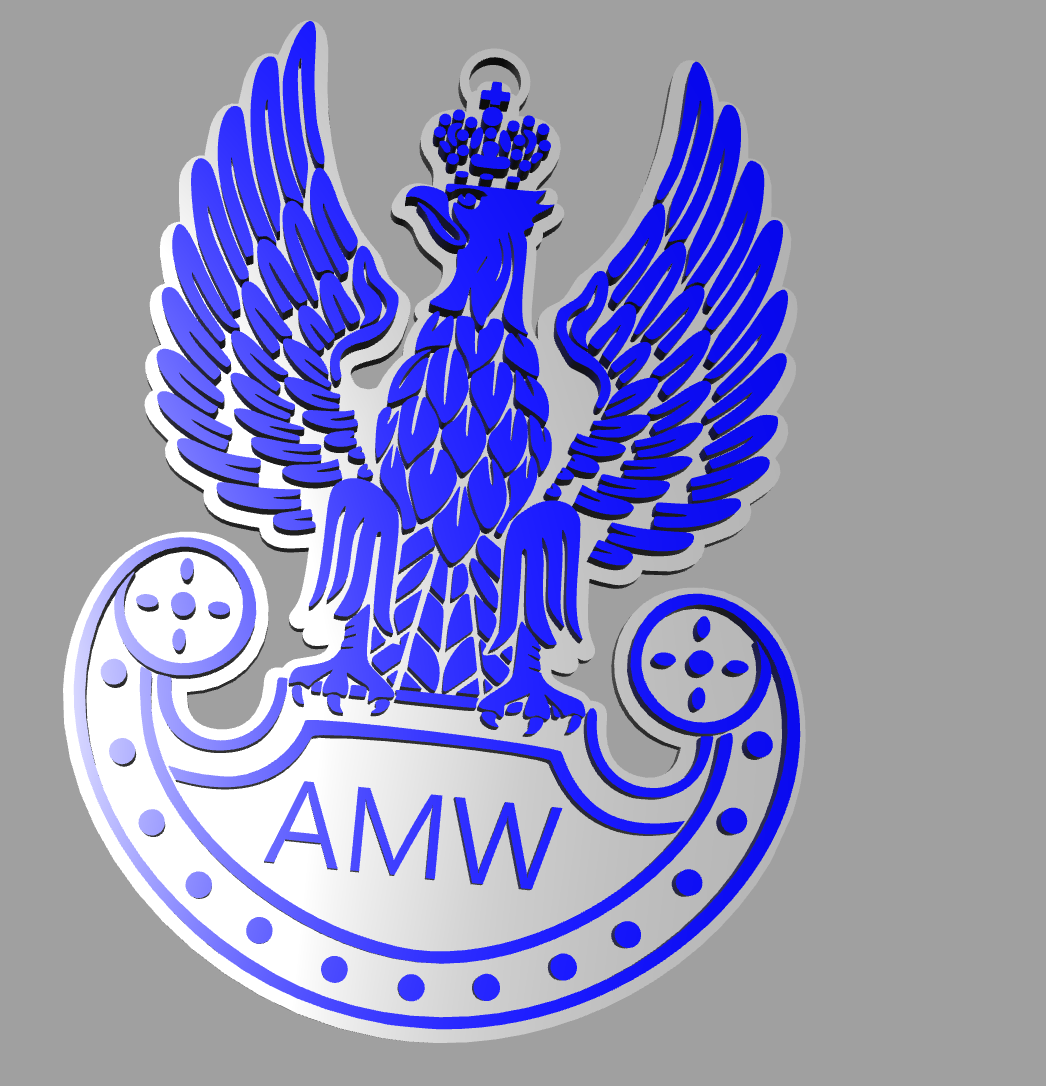 Agencja Mienia Wojskowego - Logo by Revan3D | Download free STL model ...